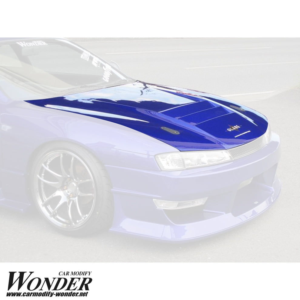 CAR MODIFY WONDER [GLARE] トリプルダクトボンネット - S14 古稀 – E.K Motors